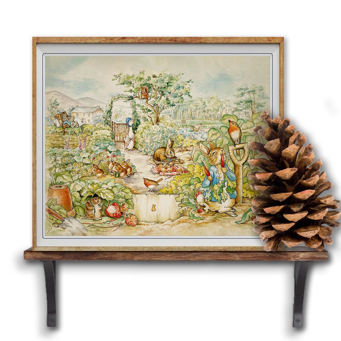 Beatrix Potter Print, Peter Rabbit, Beatrix Potter Art, Childrens Books ...