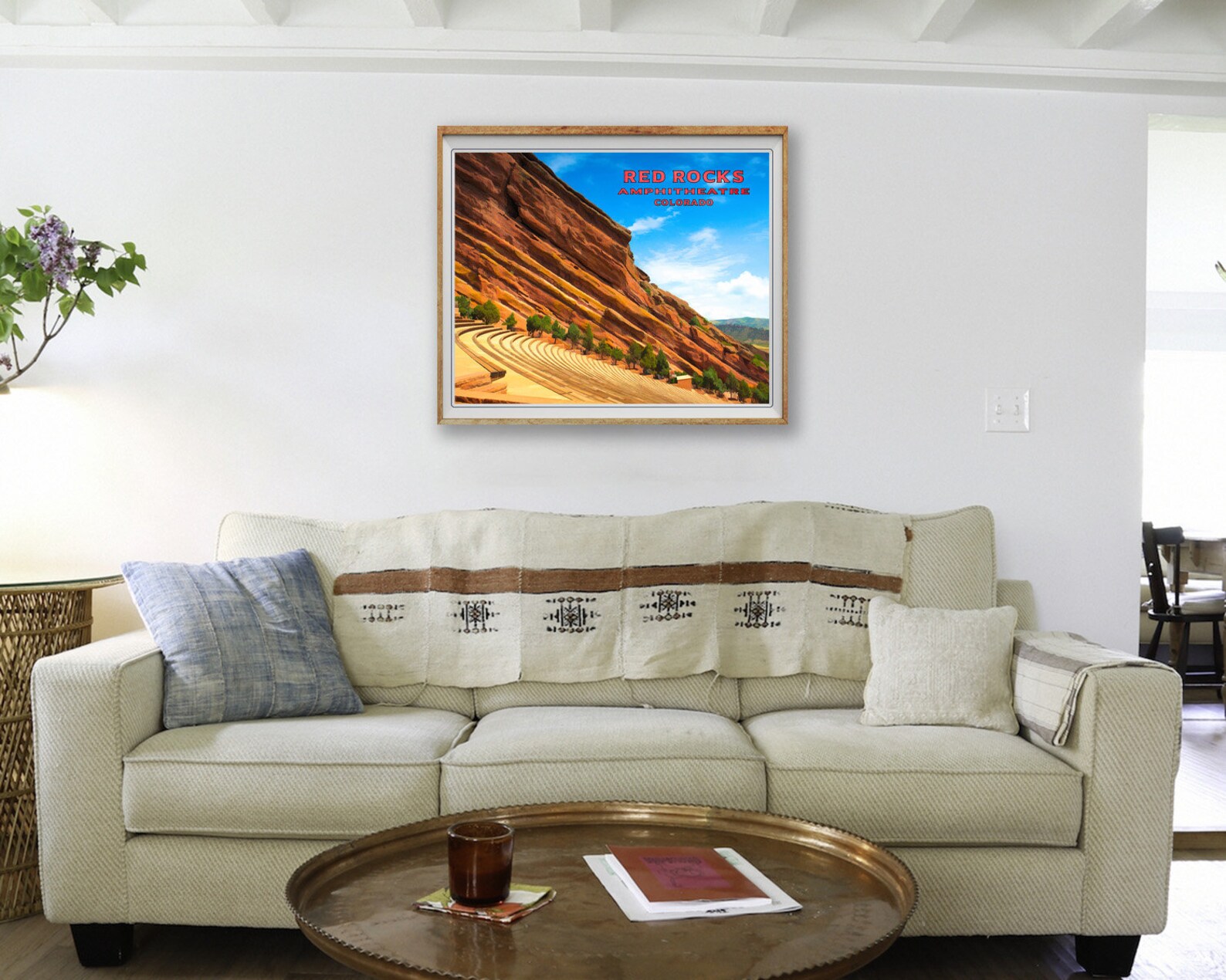 Red Rocks Amphitheater Poster Colorado Springs Print - Etsy