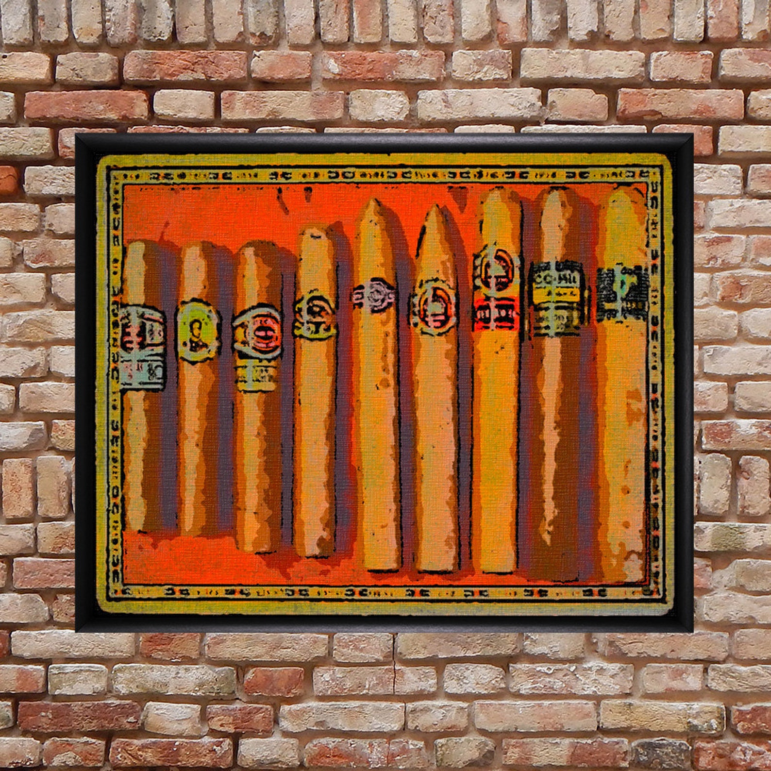 Cigar Art Cigar Poster Bar Art Cigar Poster Gifts for - Etsy