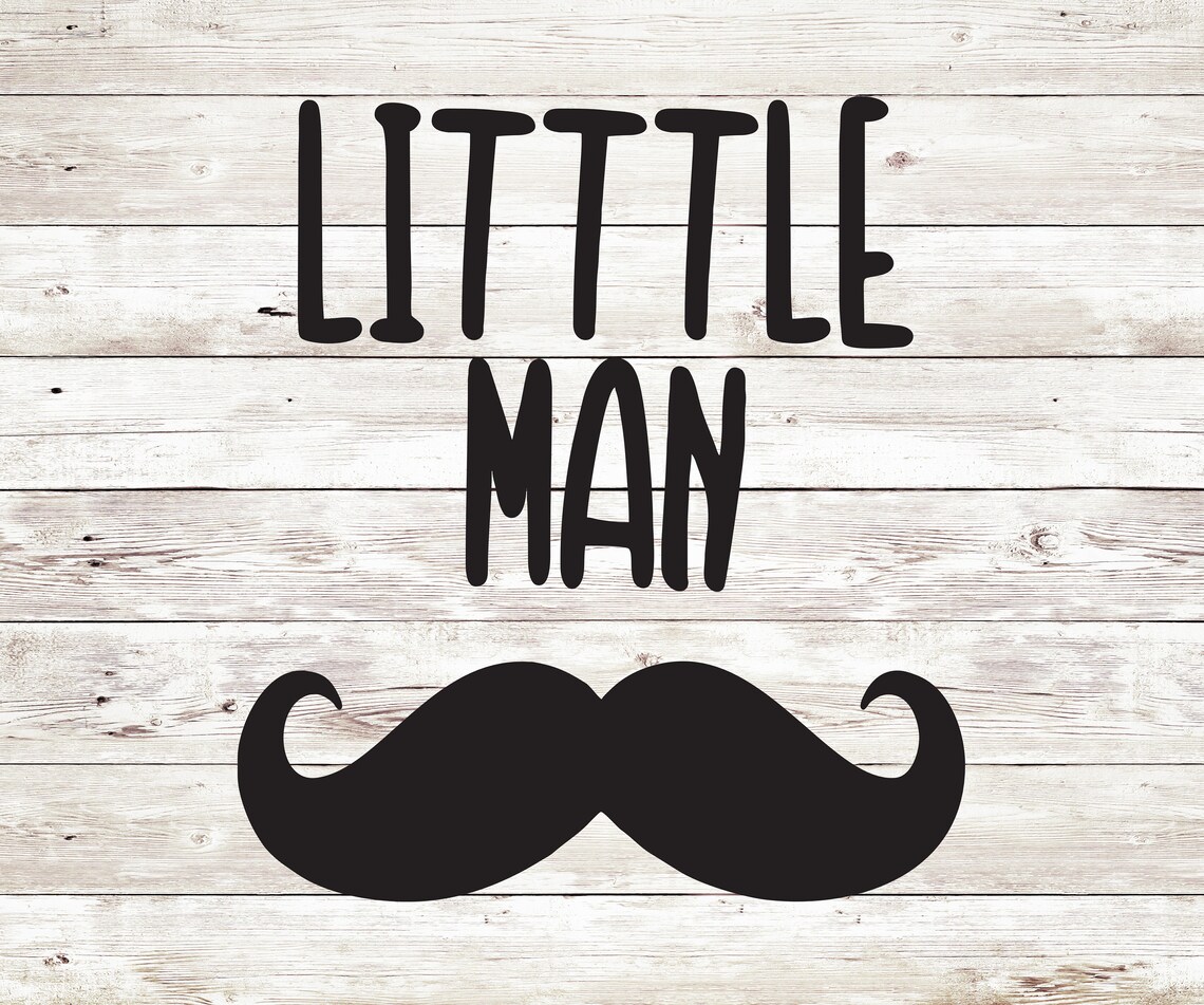 Little Man SVG Mustache Svg Baby Svg Kid Svg Boy Svg | Etsy