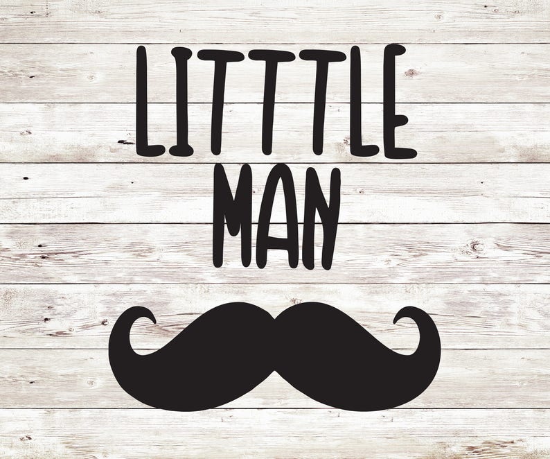 Little Man SVG Mustache Svg Baby Svg Kid Svg Boy Svg | Etsy