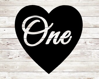 Bunny One SVG File First Birthday 1st One Rabbit SVG - Etsy