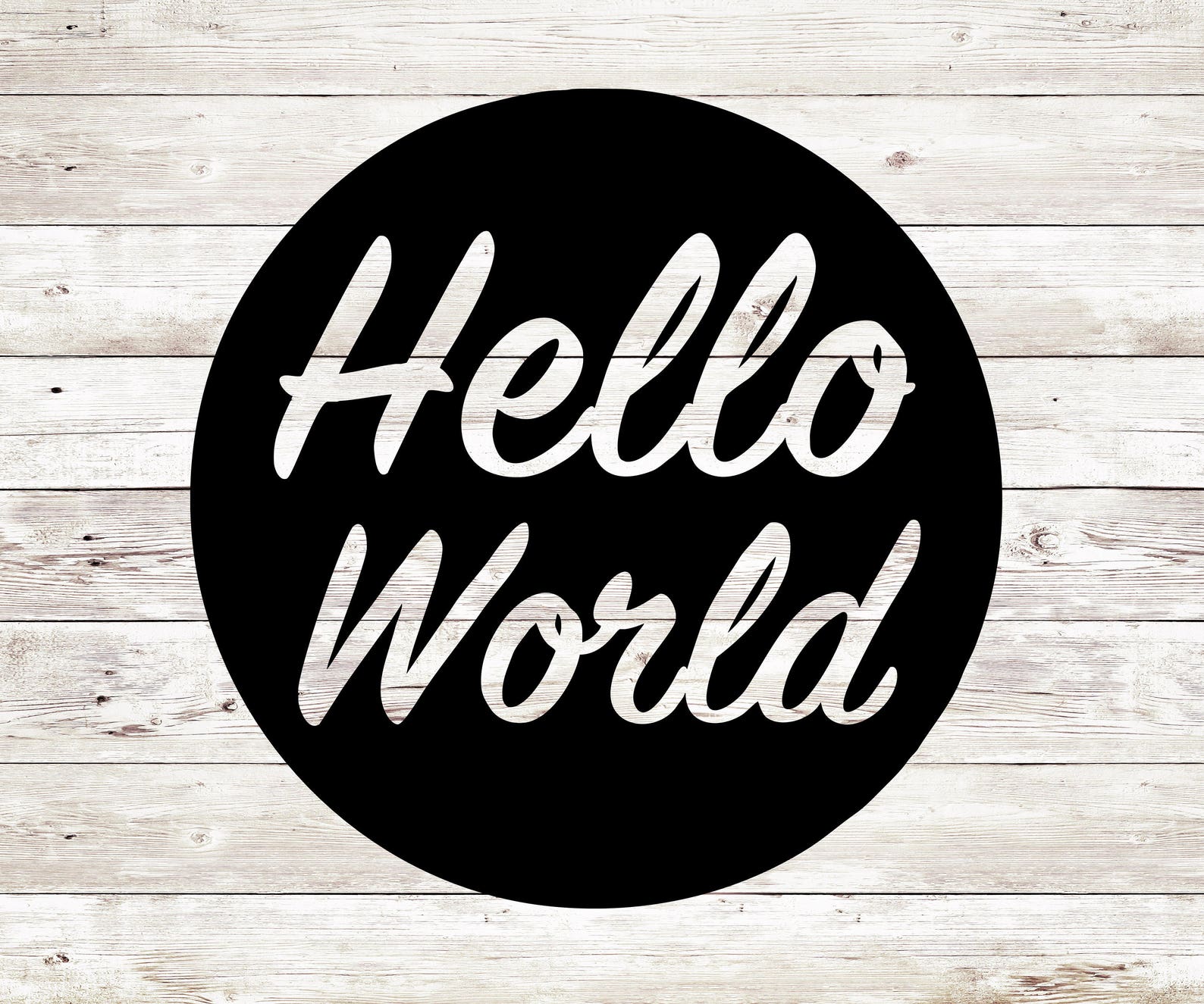 Hello World SVG Hello World PNG Hello World Cut File Hello - Etsy