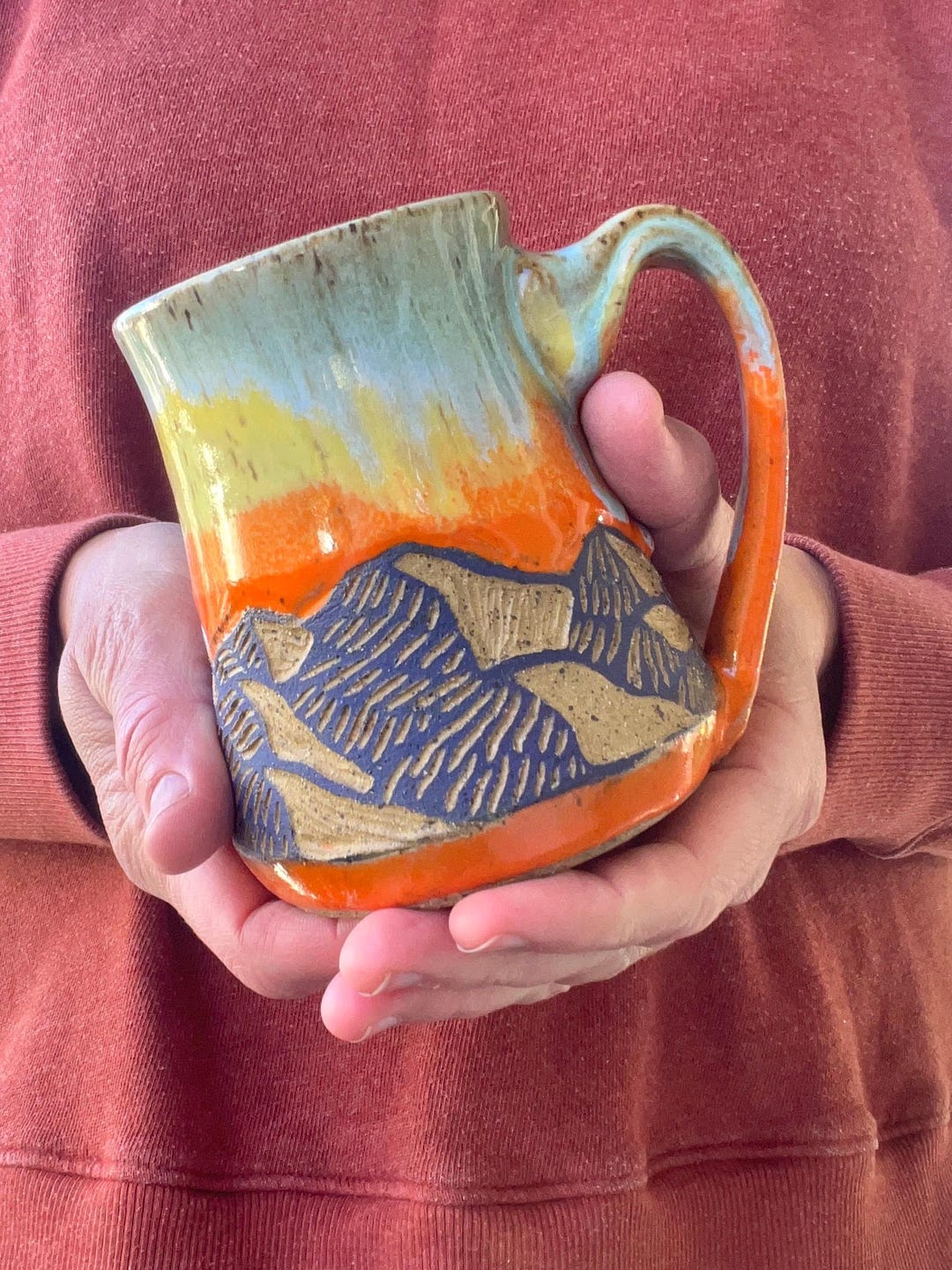 The Mountain Mug // Rustic and Beautiful for Nature Lovers - Etsy