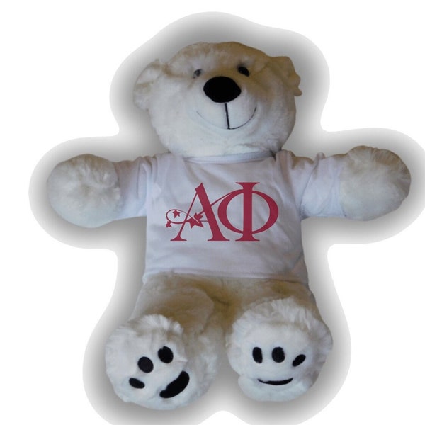Alpha Phi Bear - Etsy
