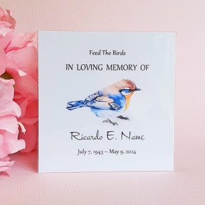 Bird Seed Packets, in Loving Memory, Funeral Favors, Memorial ...