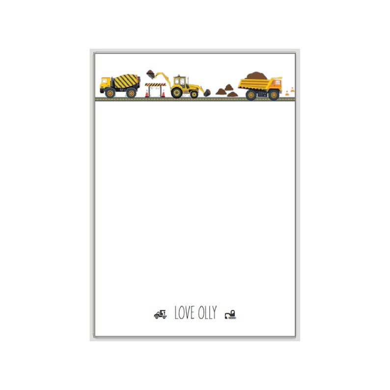 Dinosaur T-REX WRITING PAPER, Personalised Notepaper, Boys Stationery ...