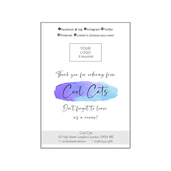 Packing Slip Template - Etsy