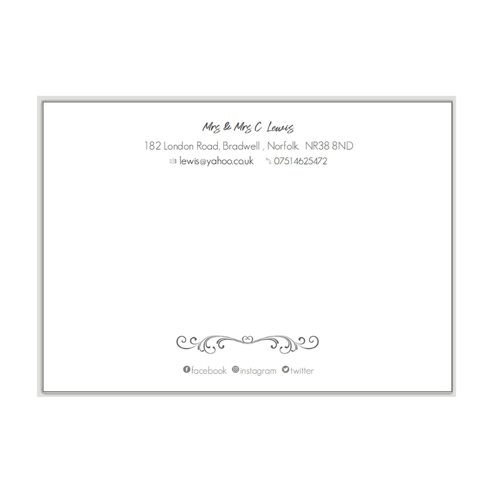 FORMAL LETTERHEAD Personalised Writing Paper, Business Stationery, A4 ...