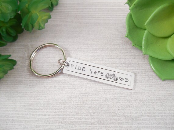Ride Safe Keychain Custom Motorcycle ride Safe - Etsy Canada