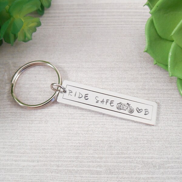 Motorcycle Keychain - Etsy