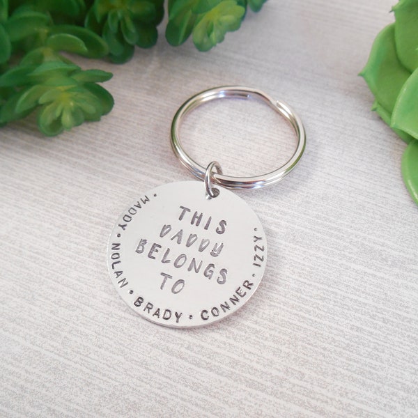Stamped Key Chain - Etsy