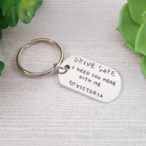 Custom Initials drive Safe... I Love You Hand - Etsy
