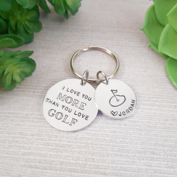 Golf Keychain - Etsy