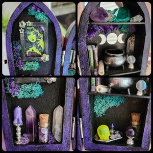 Amethyst Witch Coffin Box Diorama - Etsy