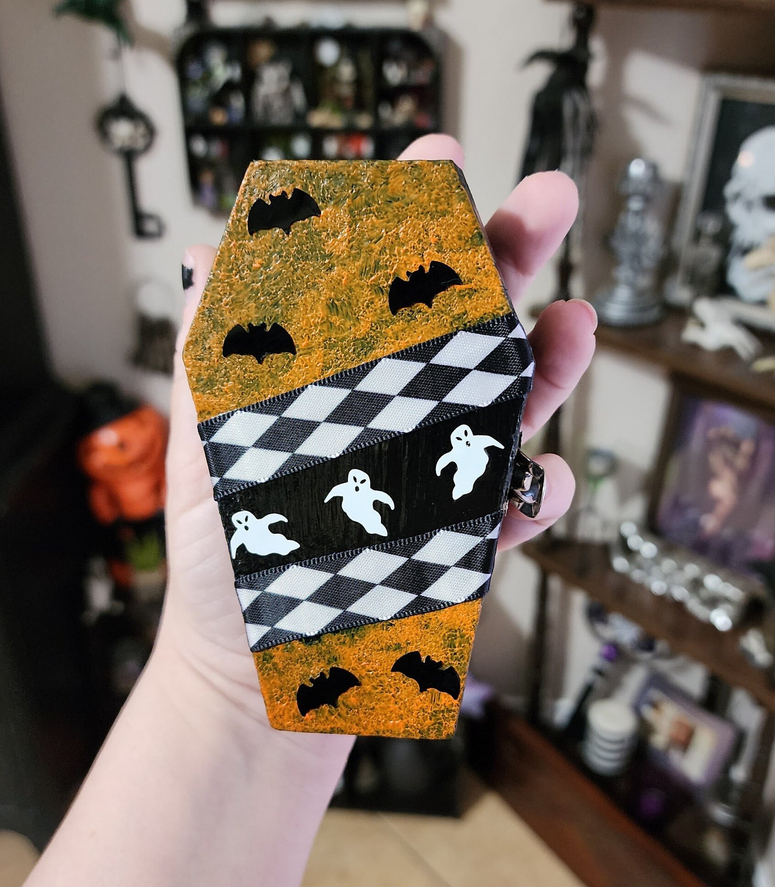 Halloween Coffin Box - Etsy