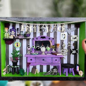 Beetlejuice Inspired Diorama Shadow Box - Etsy