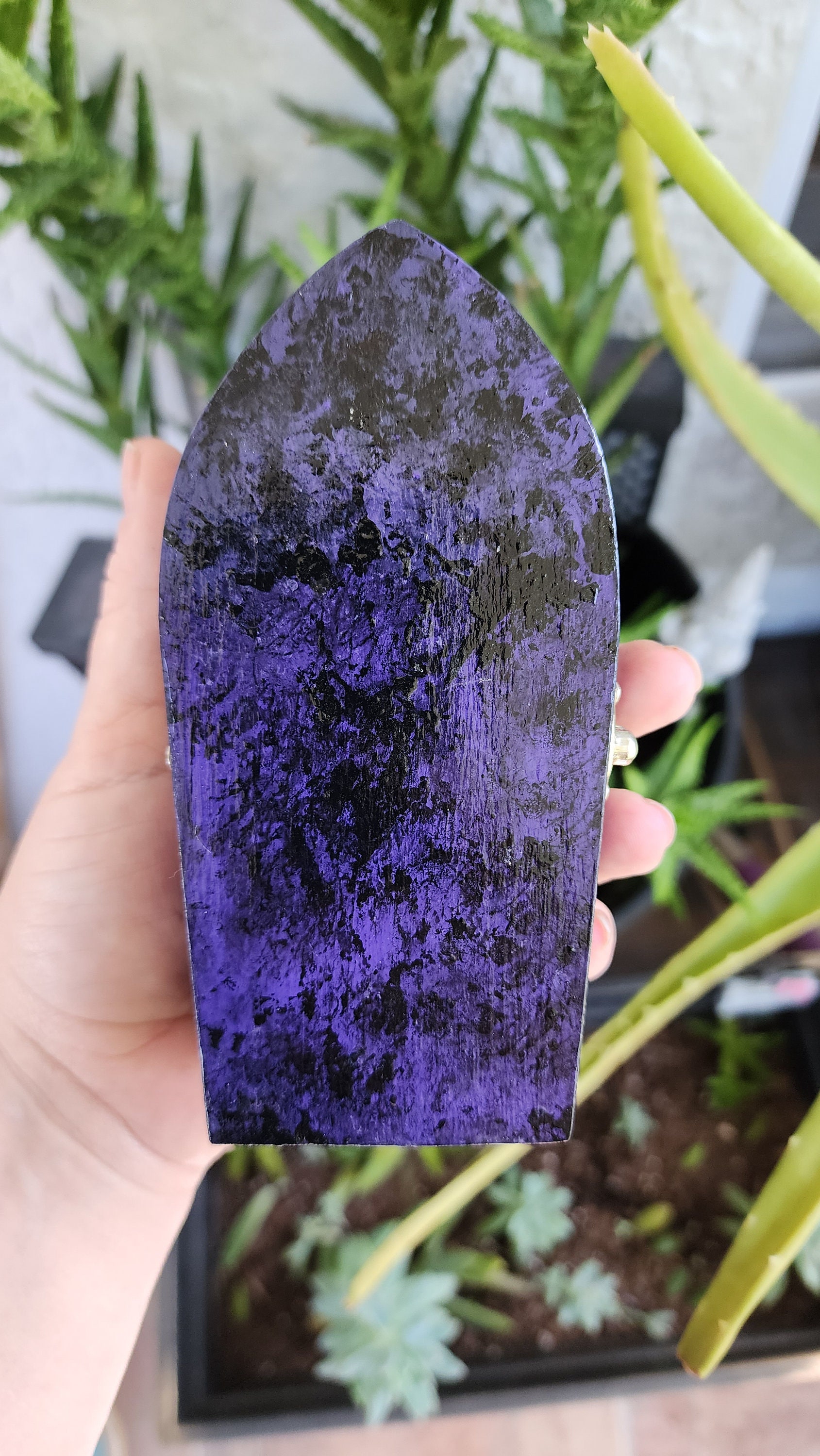 Amethyst Witch Coffin Box Diorama - Etsy