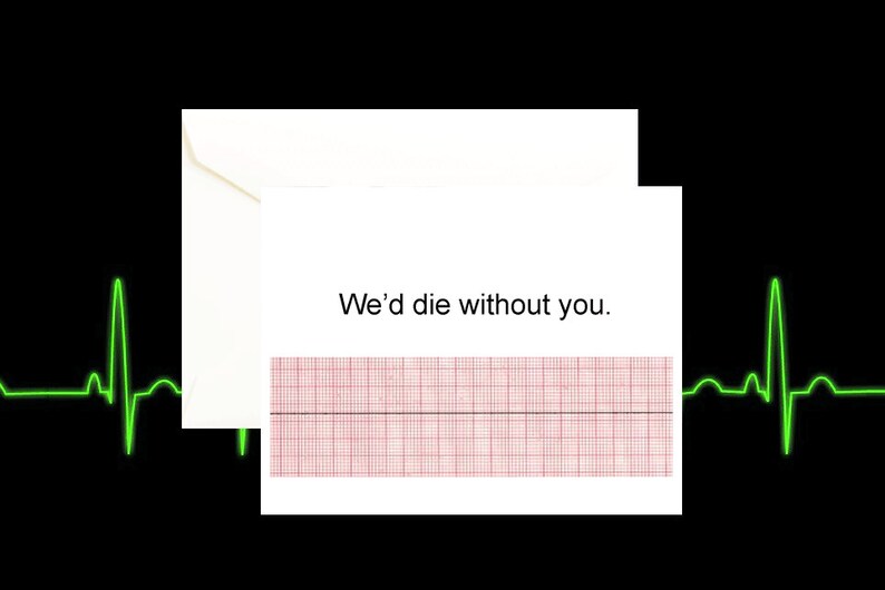 Code Blue Funny Nurse Cards Nursing Gifts Nurses Week | Etsy