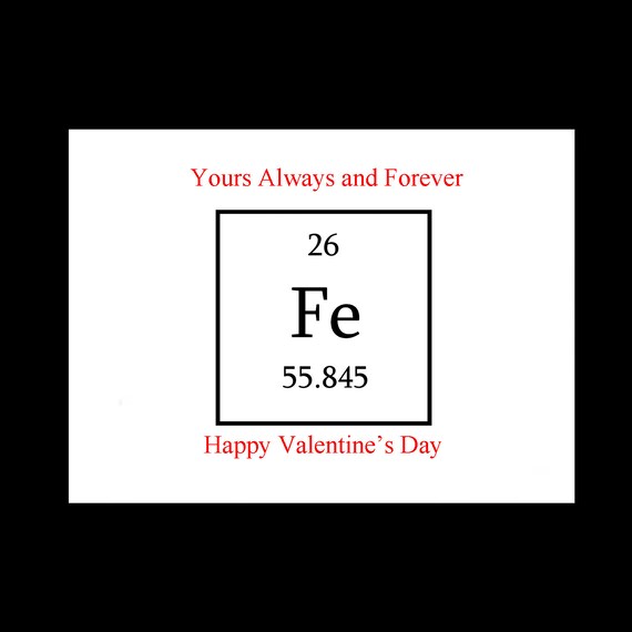 Periodic Table Valentines Day Cards - Periodic Table Timeline