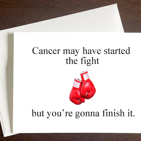 Funny Cancer Card - Etsy