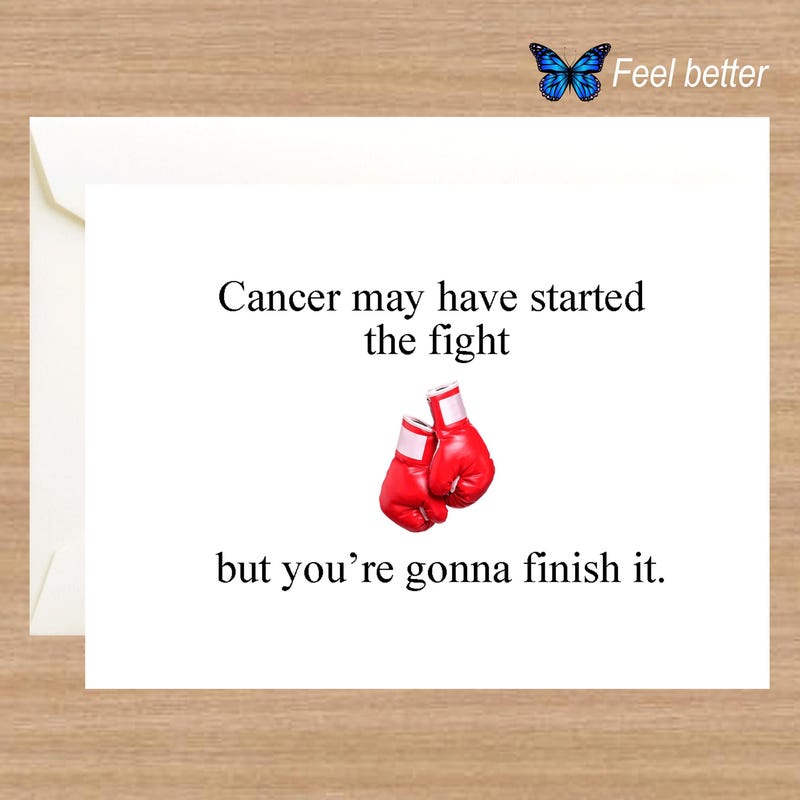 Funny Cancer Card - Etsy