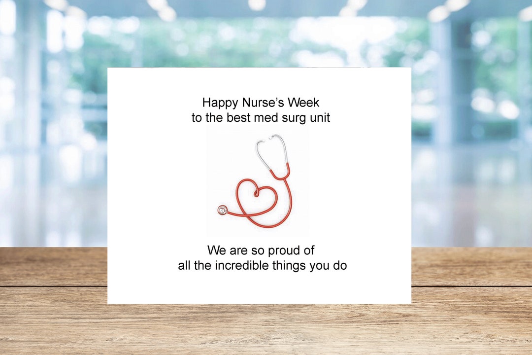 Nurses Week, Nursing, Med Surg, Happy Nurses Week, Nurses Week 2024 ...