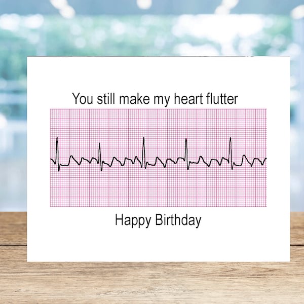 Cardiology Birthday Card - Etsy
