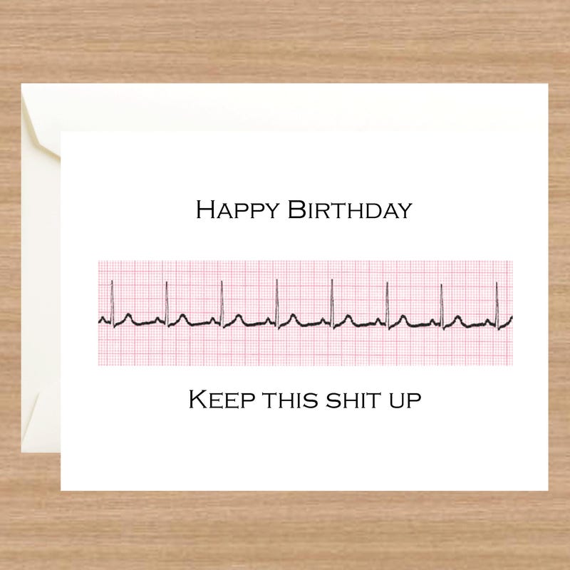 Nurse Birthday Card - Etsy
