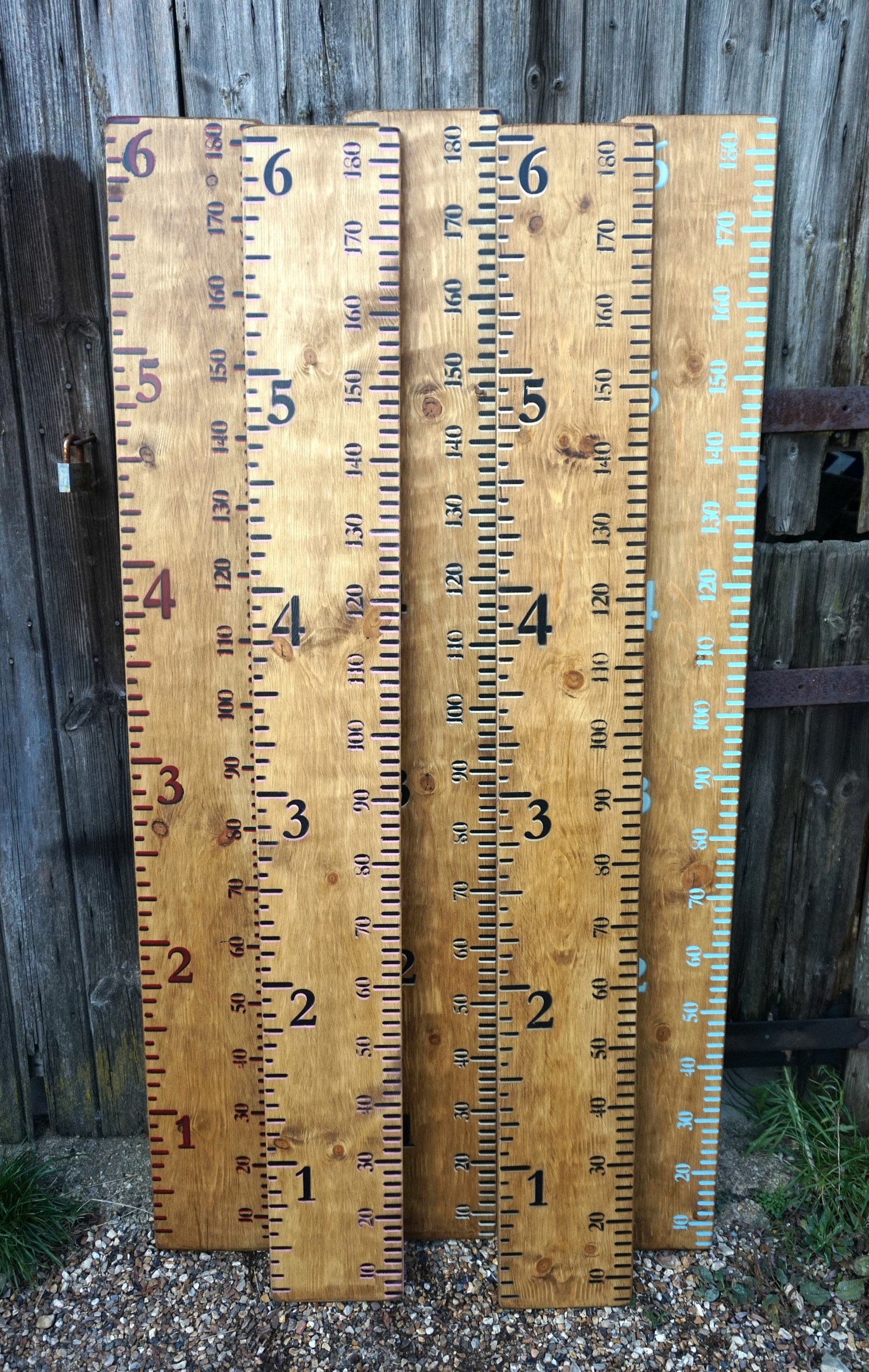 Rustic Cottage Height Chart Ruler | Etsy UK