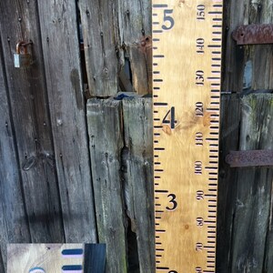 Rustic Cottage Height Chart Ruler - Etsy UK