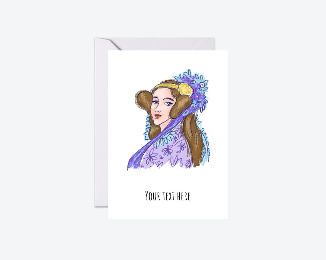 Ada Lovelace Personalised Card total Affinity Exclusive - Etsy