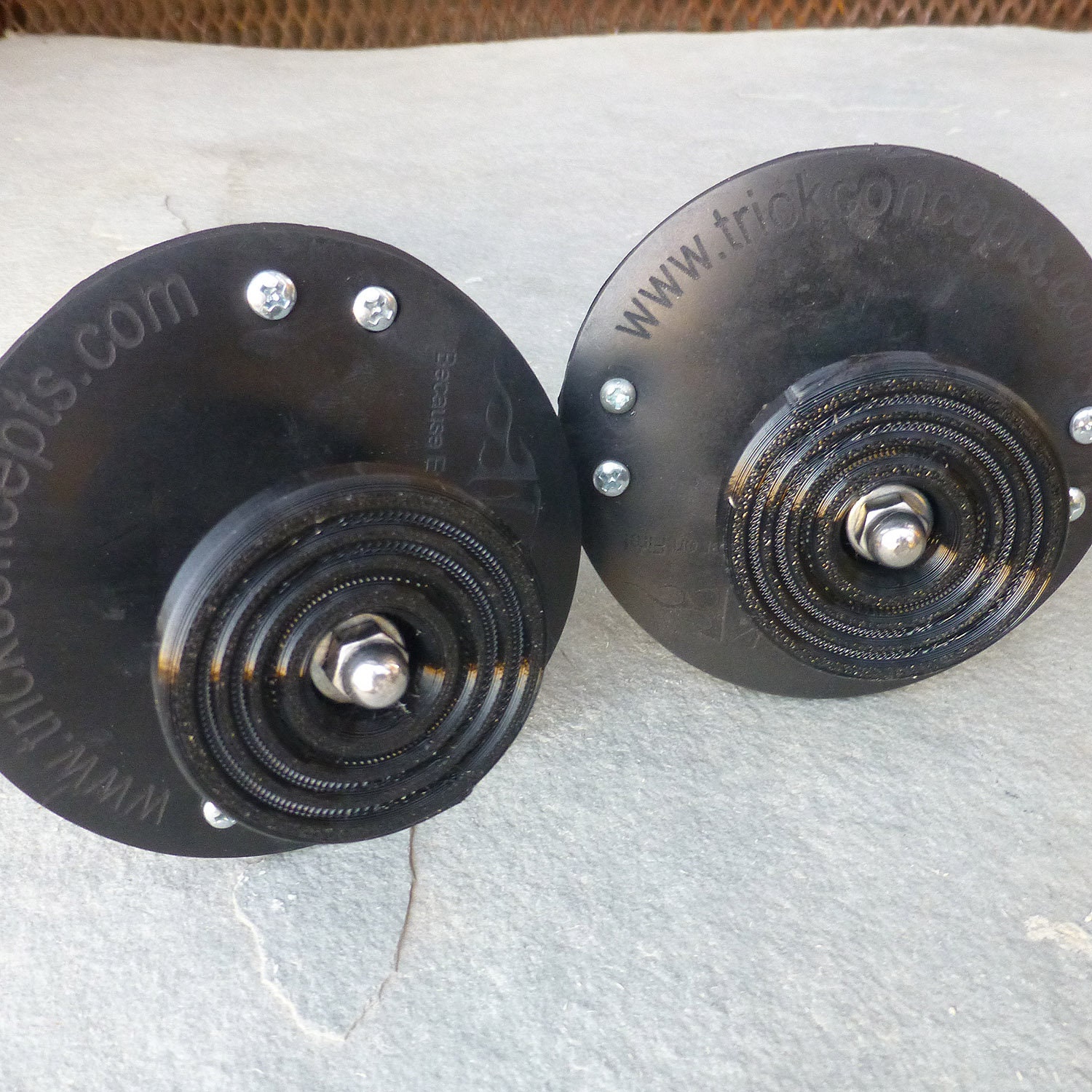 Pair of Tribal Flame Fire Palm Torches (set) Silver With Laser Etching ...