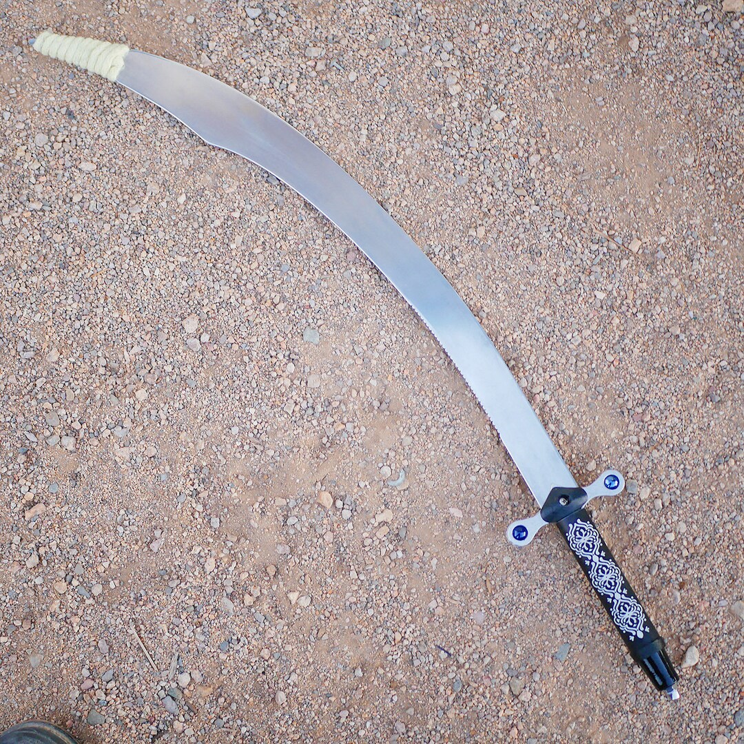 Fire Sword - Scimitar, Balanced Sword for Belly Dancing Head Balancing ...