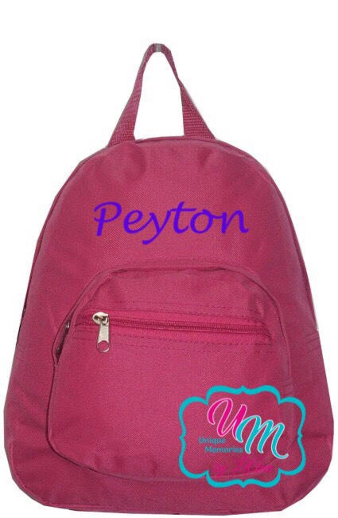 Solid Color Mini Backpack With FREE Name or Monogram - 4 Colors Great ...