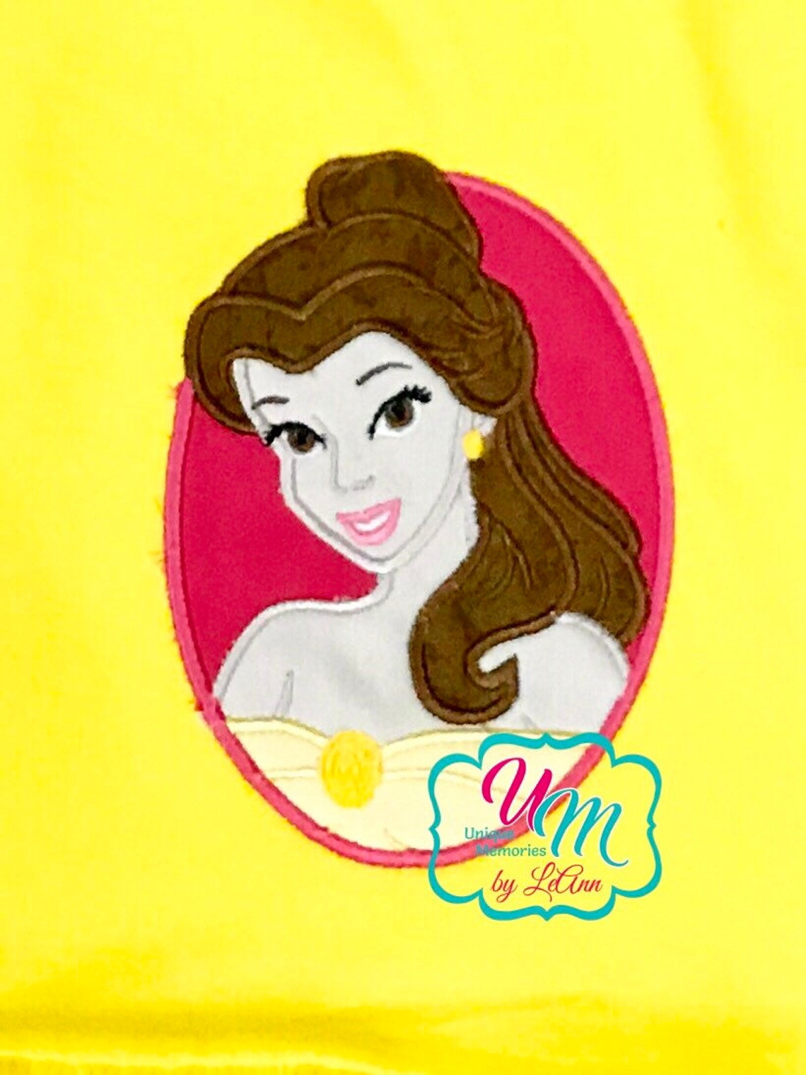 Princess Bell Inspired Appliqué Ruffle Dress FREE - Etsy