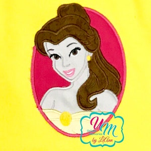 Princess Bell Inspired Appliqué Ruffle Dress FREE Name/monogram ...