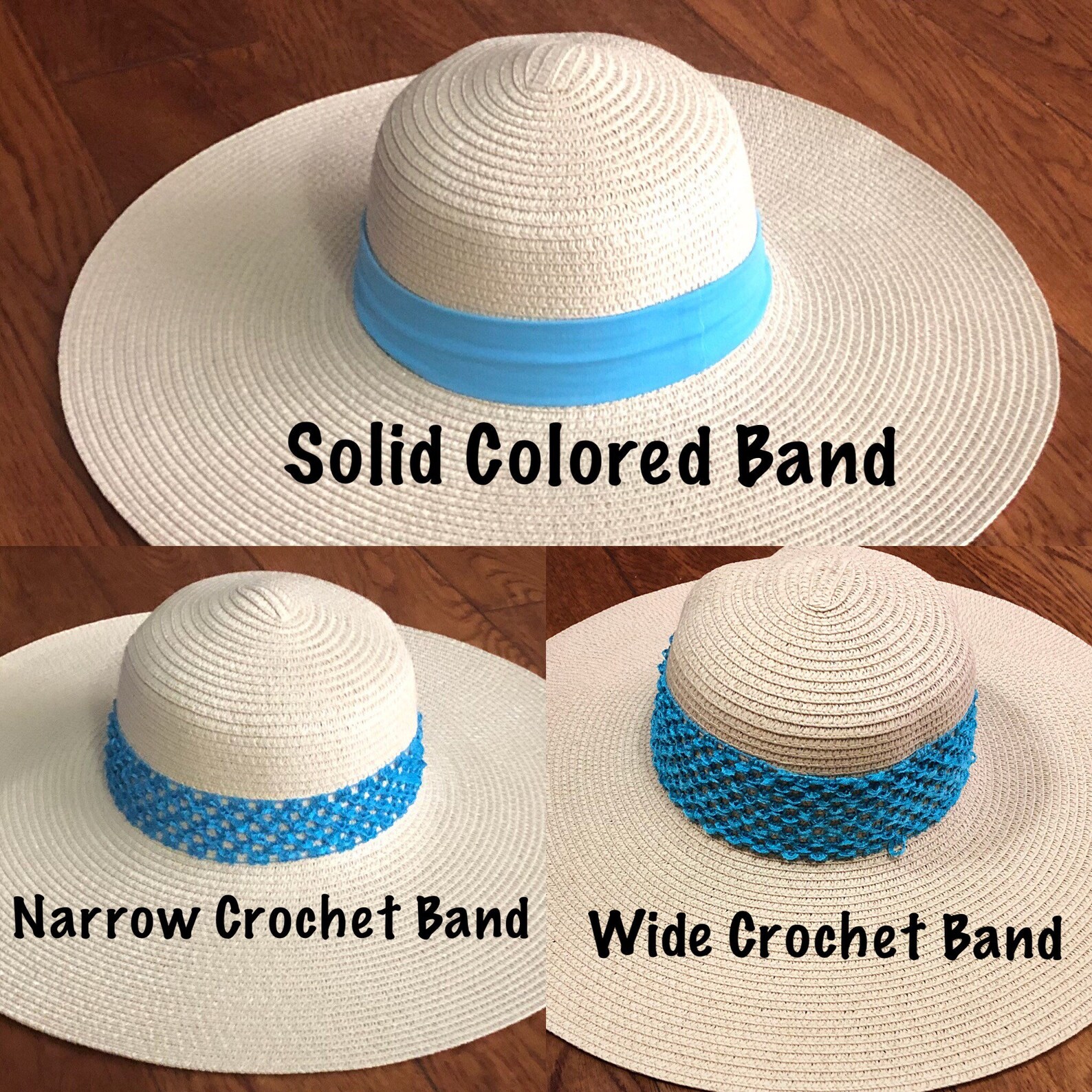 Best Beach Embroidered Floppy Beach Hat, Personalized Straw Hat, Sun ...