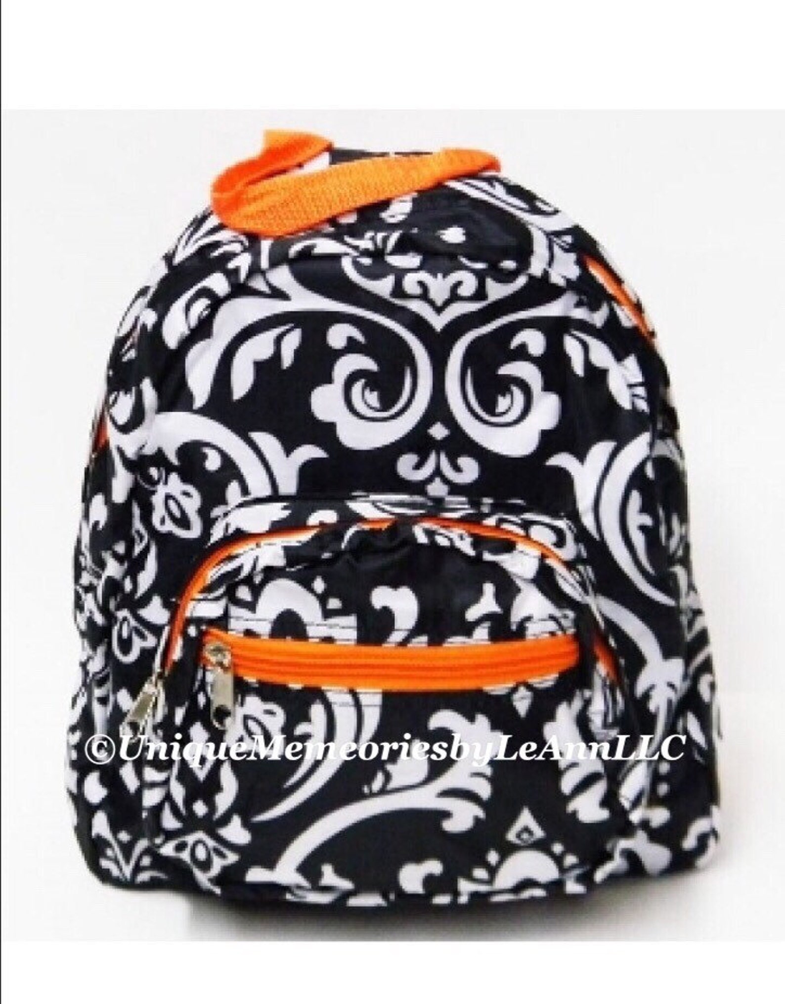 Damask print Mini Backpack with FREE Name or monogram 3 | Etsy