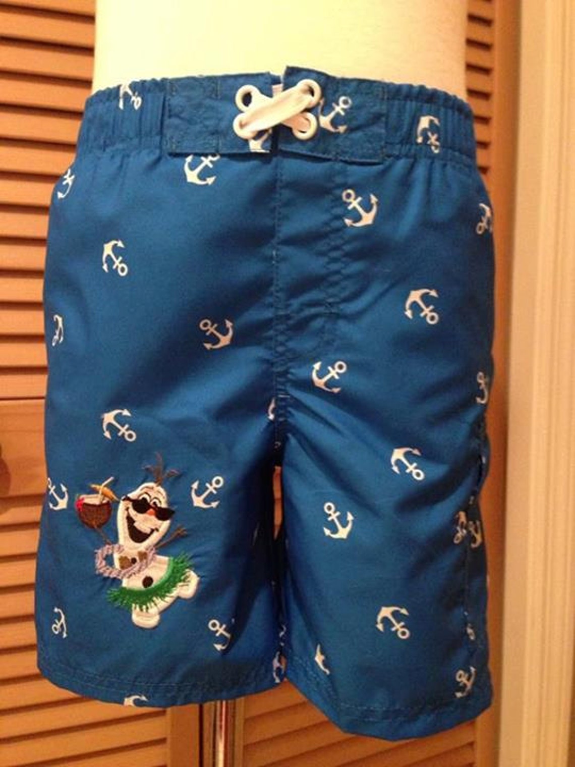 Boys Frozen Inspired Olaf hula Bathing Suit | Etsy