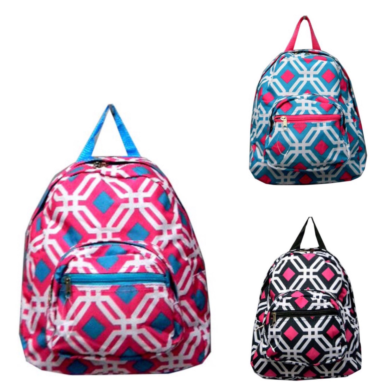 Geometric Mini Backpack With FREE Name or Monogram Toddlers - Etsy