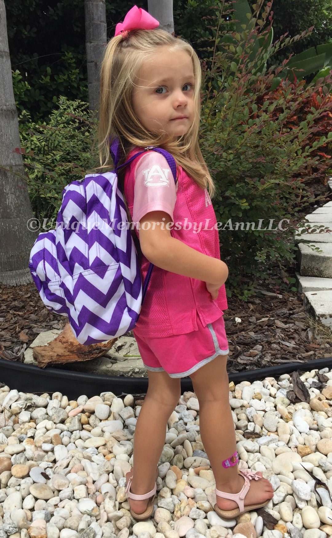 Mini Chevron Backpack With FREE Name or Monogram - 12 Colors Great for ...