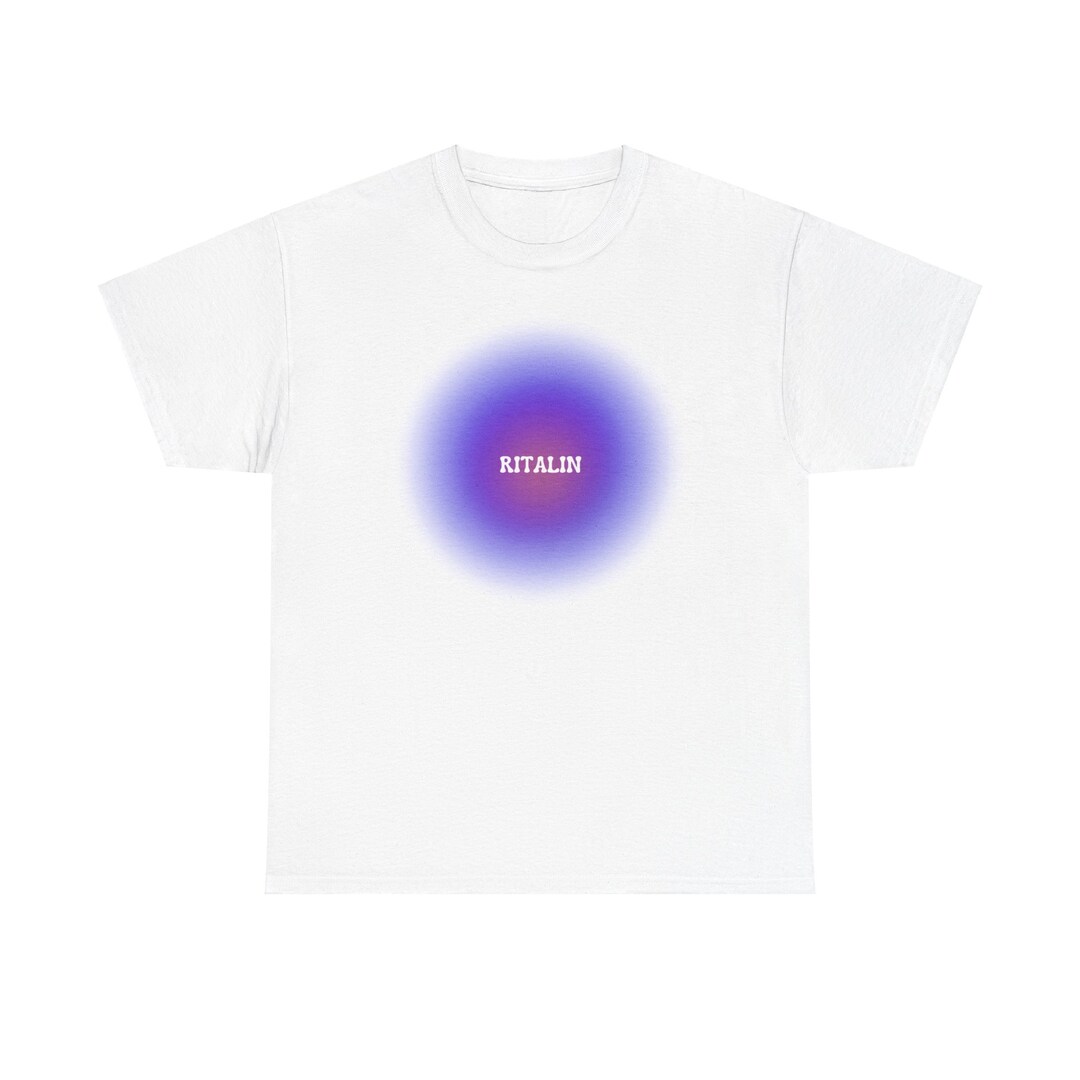 Ritalin TDAH Meme Medicación de Salud Mental Camiseta de Algodón Pesado ...
