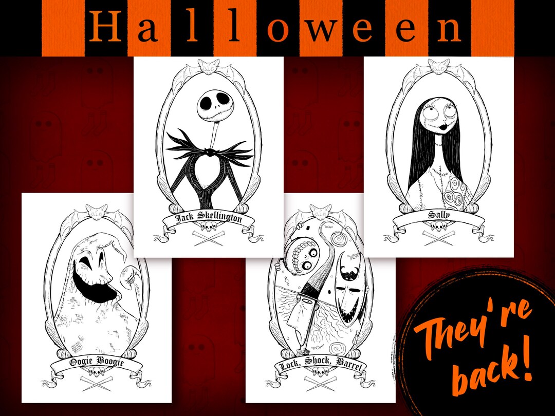 Tim Burton's Nightmare Before Christmas // Jack Skellington Art ...