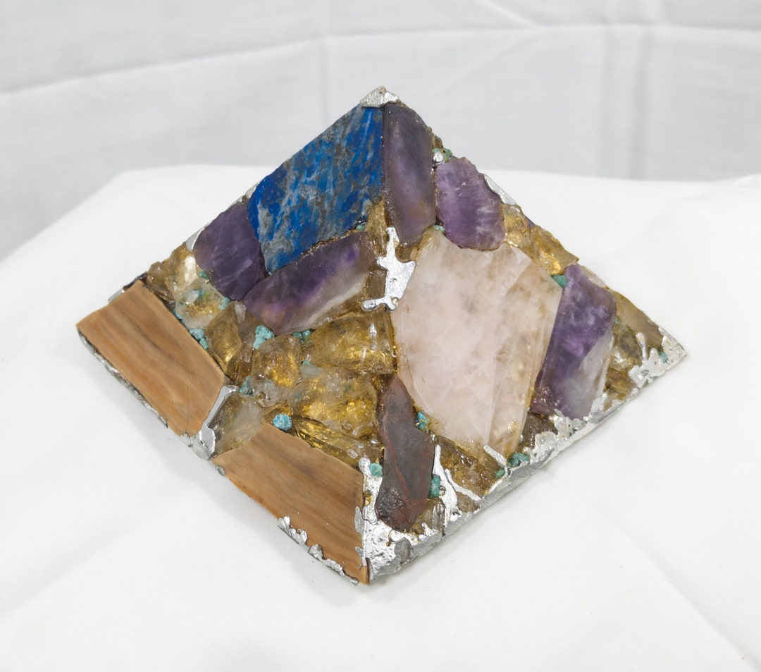 Quetzalcoatl's Quantum Pyramid 24k Gold, Amber, BPA Free Orgone Energy ...