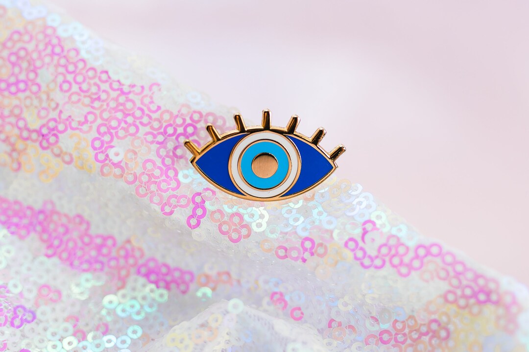 Evil Eye Pin - Etsy