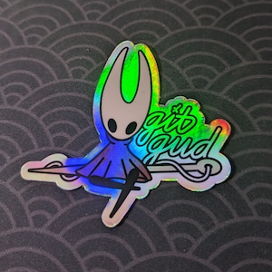 Hollow Knight Hornet Git Gud Sticker - Etsy