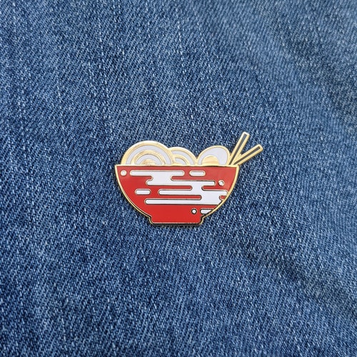 Tonkotsu Ramen Enamel Pin - Etsy