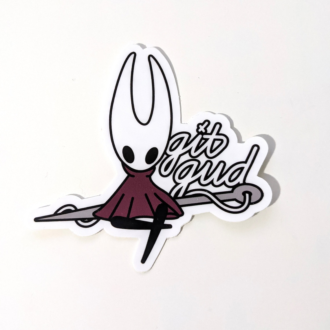 Hollow Knight Hornet Git Gud Sticker | Etsy