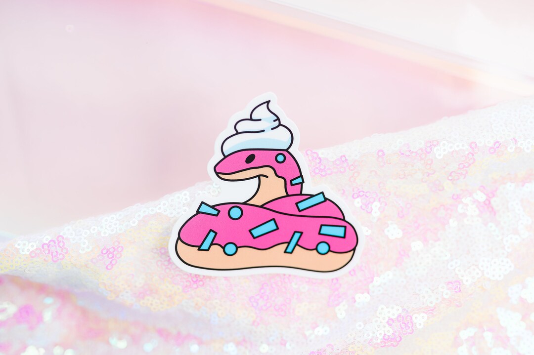Donut Snake Sticker - Etsy